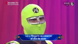 Liz Elizondo y 'Ninjarín' terminan en lágrimas al recordar su casamiento