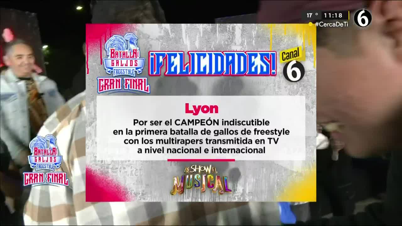 'Lyon' ganador de la Batalla de Gallos del musical