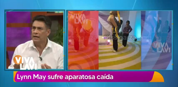 Lynn May sufre aparatosa caída en Monterrey