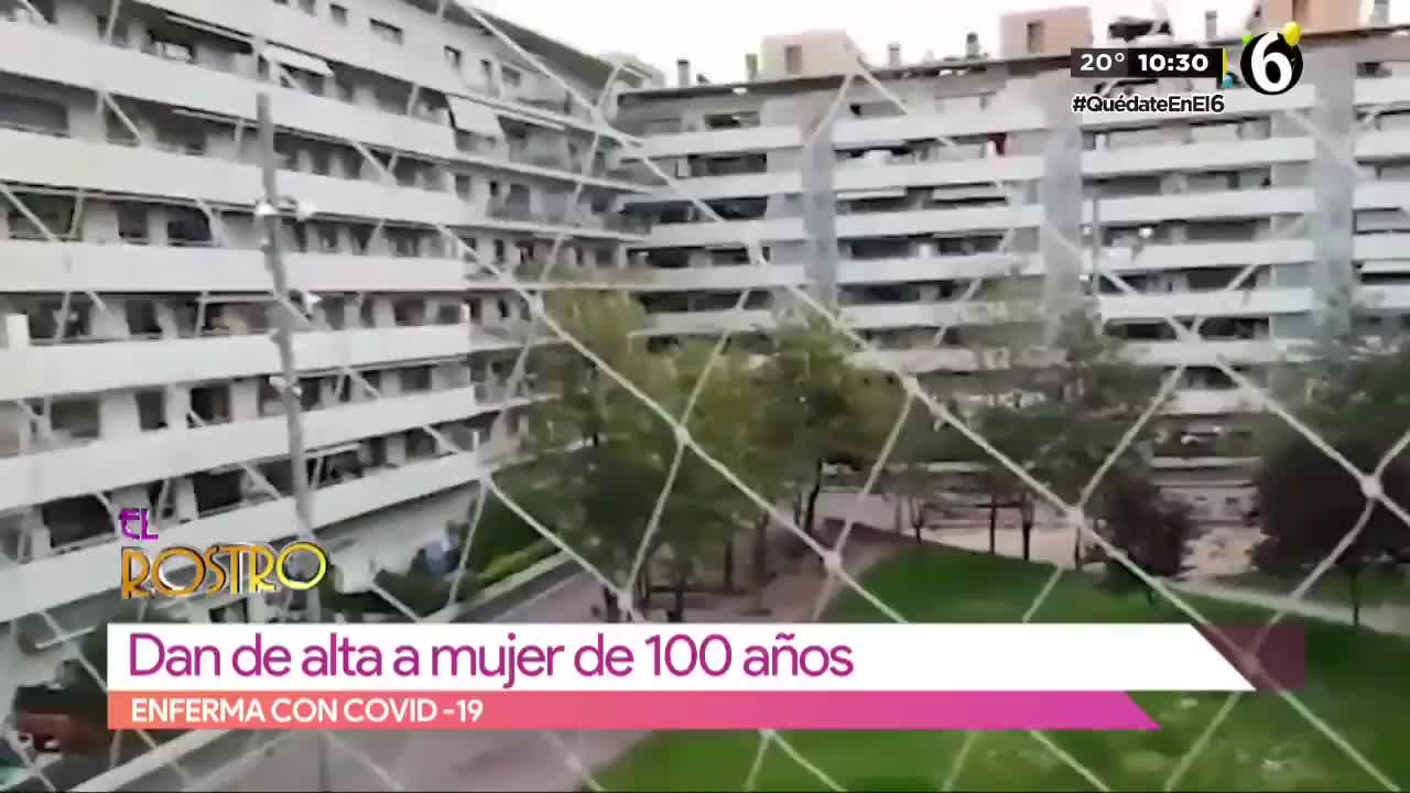 Mujer de 100 años es dada de alta tras padecer coronavirus