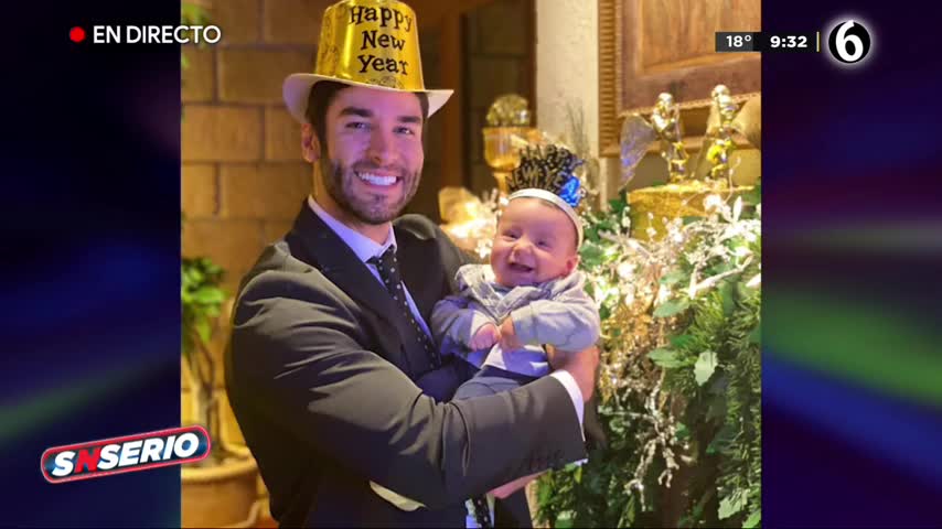 Tierna foto de Kike Mayagoitia y su hijo ¡Como dos gotas de agua!