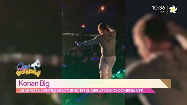 Con gran éxito Konan debuta en la comedia