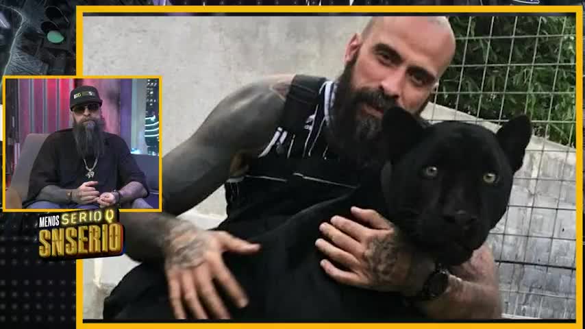 'Babo' y la pantera su exótica mascota