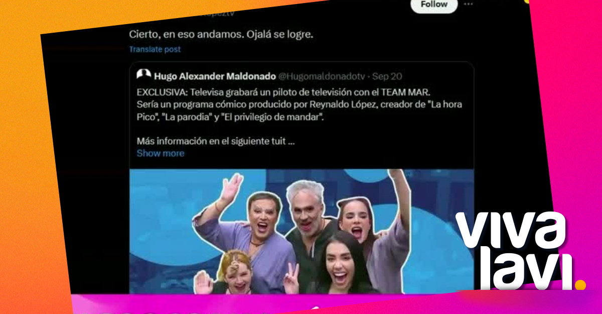Preparan programa especial del 'Team Mar'