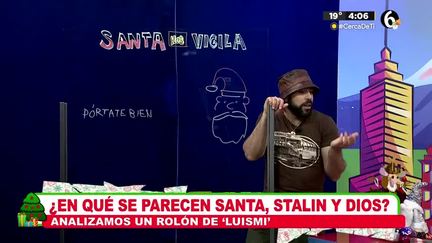 ¿En qué se parece Santa, Stalin y Dios?