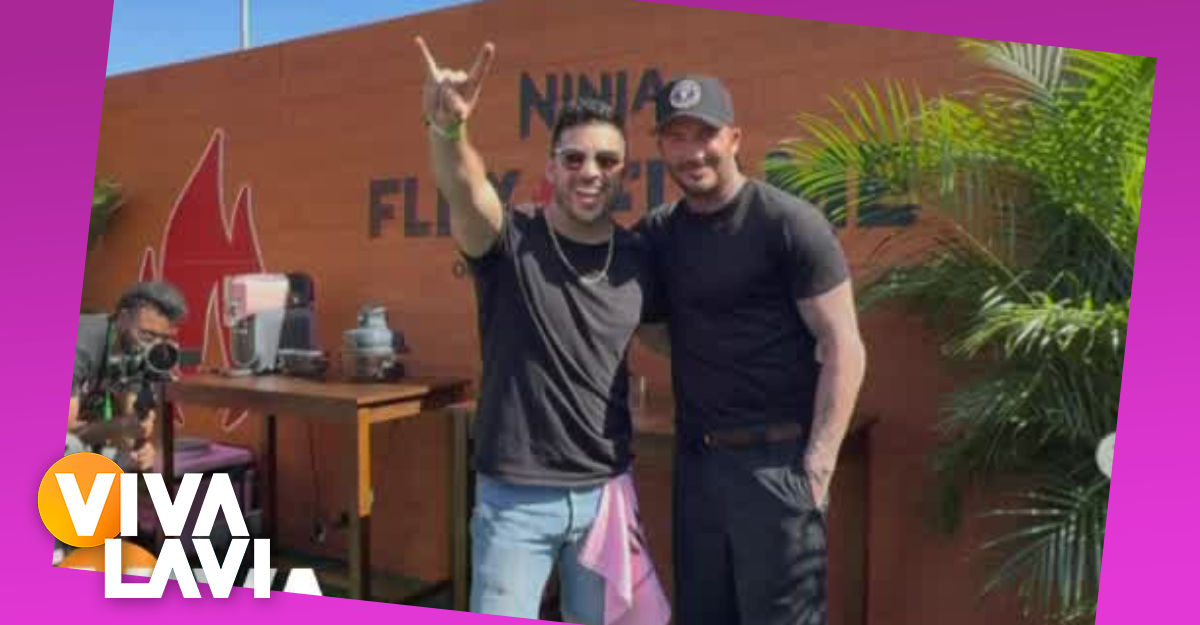 Carlos Posadas presume su encuentro con David Beckham