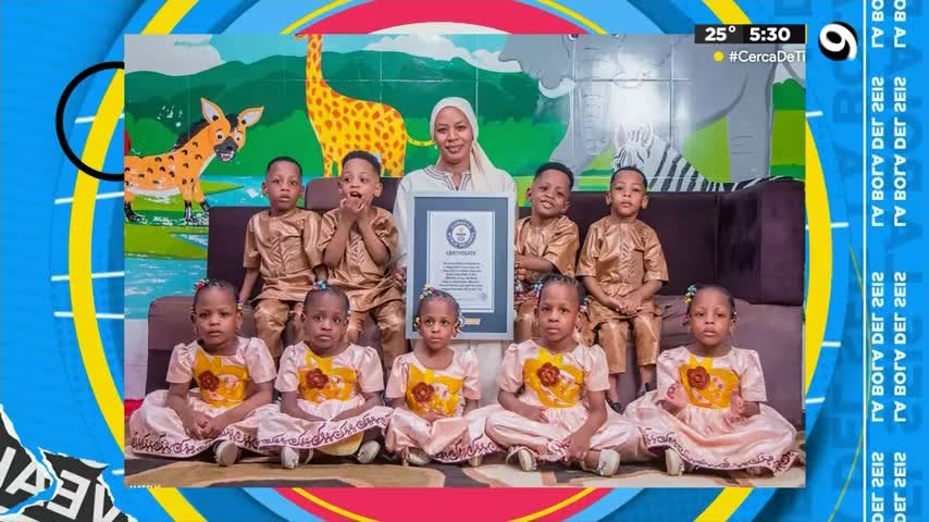 Los únicos nonillizos celebran 4 años